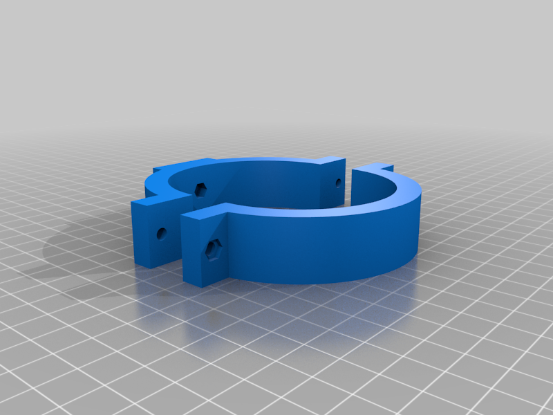 🔭 115mm telescope tube clamp v2・Free 3D File for ・Cults