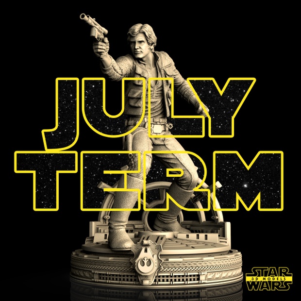 🗿 Han Solo Sculpture - Star Wars 3D Models - Tested and Ready for 3D ...