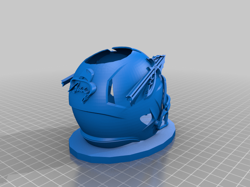 Archivo 3D gratis Portalápices Casco FSU - Florida State - Logo Bobby ...