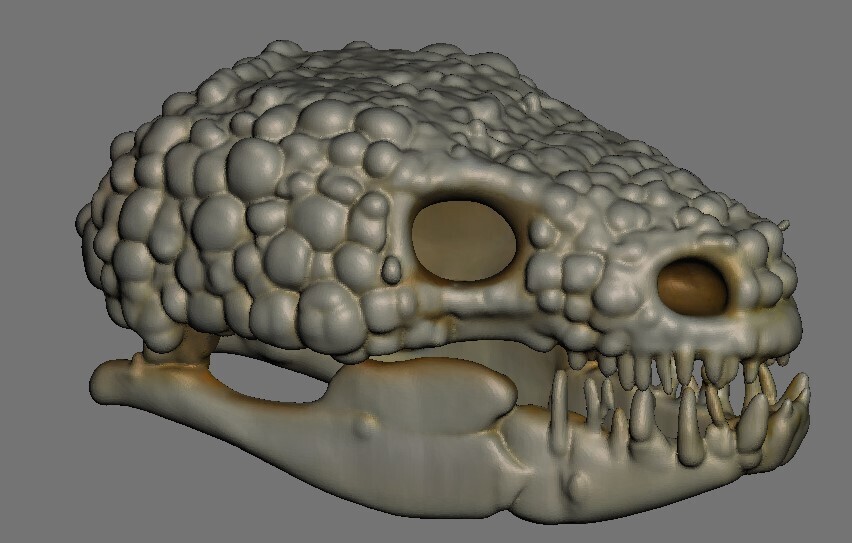 🐊 Reptile Skulls・Free 3D File for ・Cults