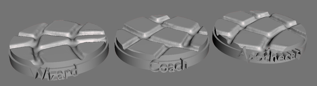 🏈 Fantasy Football Numbered Cobblestone Bases・Free 3D File for ・Cults