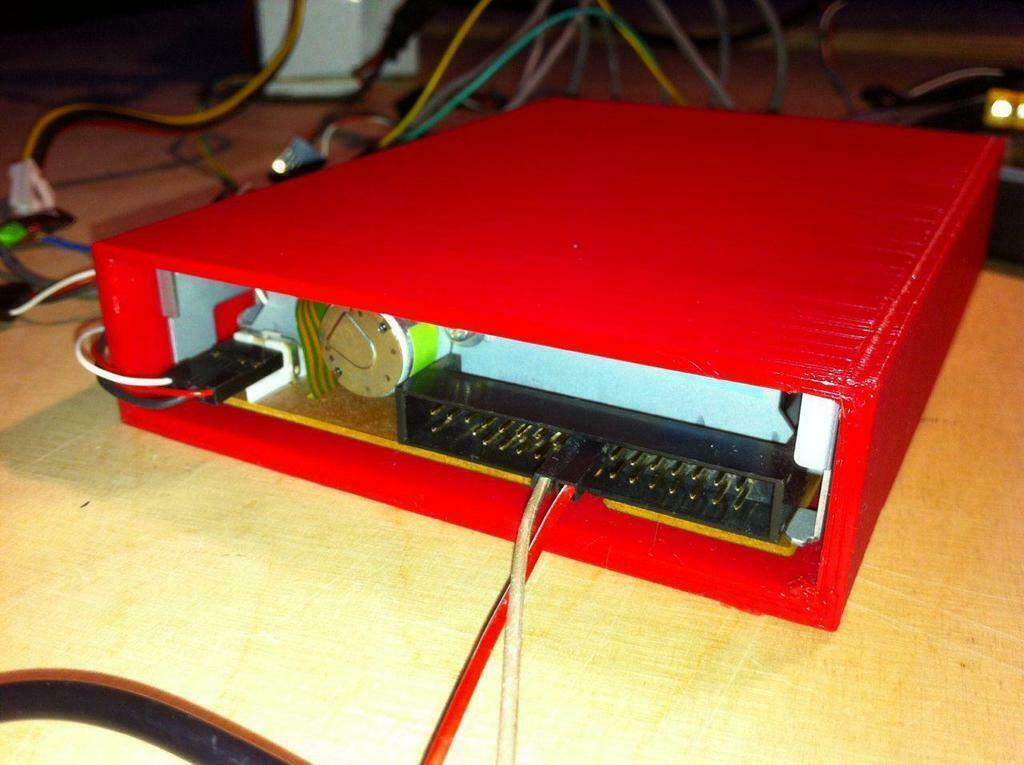 💾 3,5 Floppy Drive enclosure (for drive without/removed metal case ...