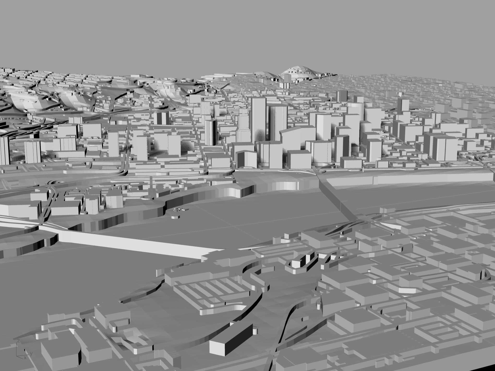STL file 3D Portland | Digital Files | 3D STL File | Portland 3D Map ...