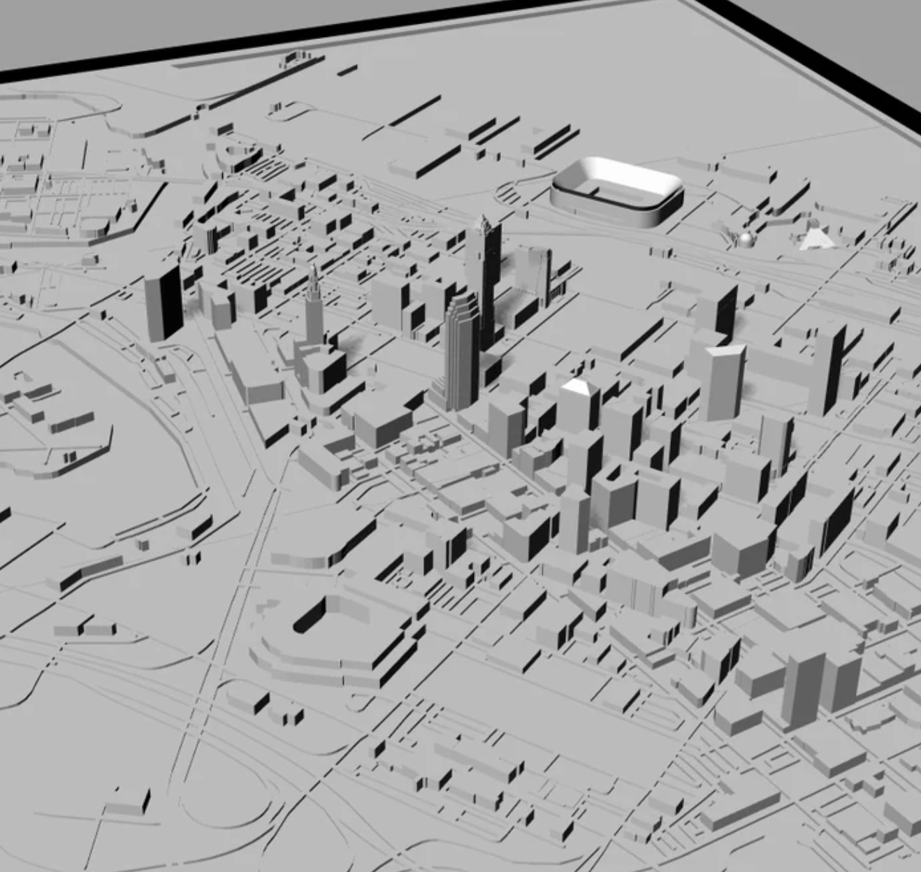 📁 3D Cleveland | Digital Files | 3D STL File | Cleveland 3D Map | 3D ...