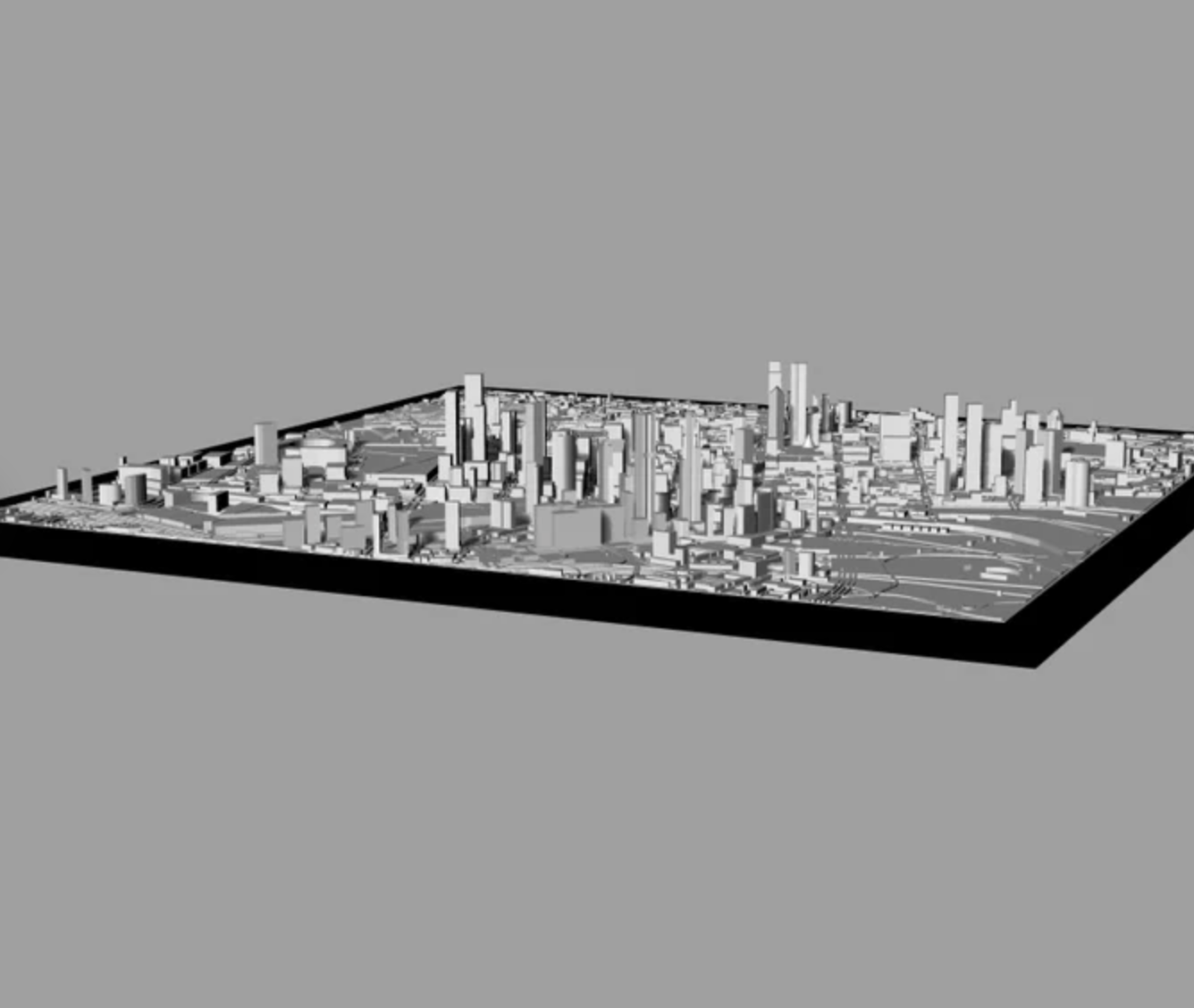 📁 3D Melbourne | Digital Files | 3D STL File | Melbourne 3D Map | 3D ...