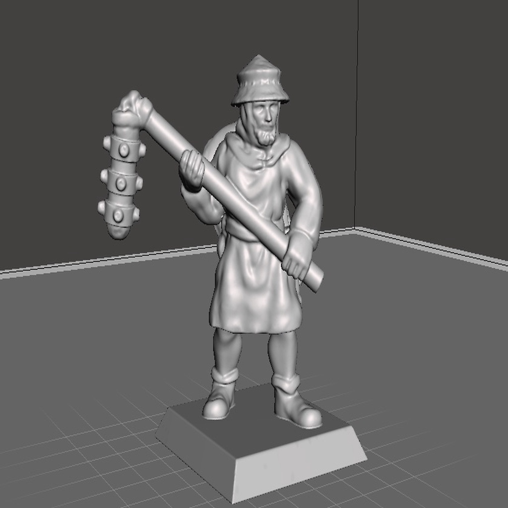 Free STL file Hussite_Infantry/Town_militia 🎲 ・3D printable object to ...