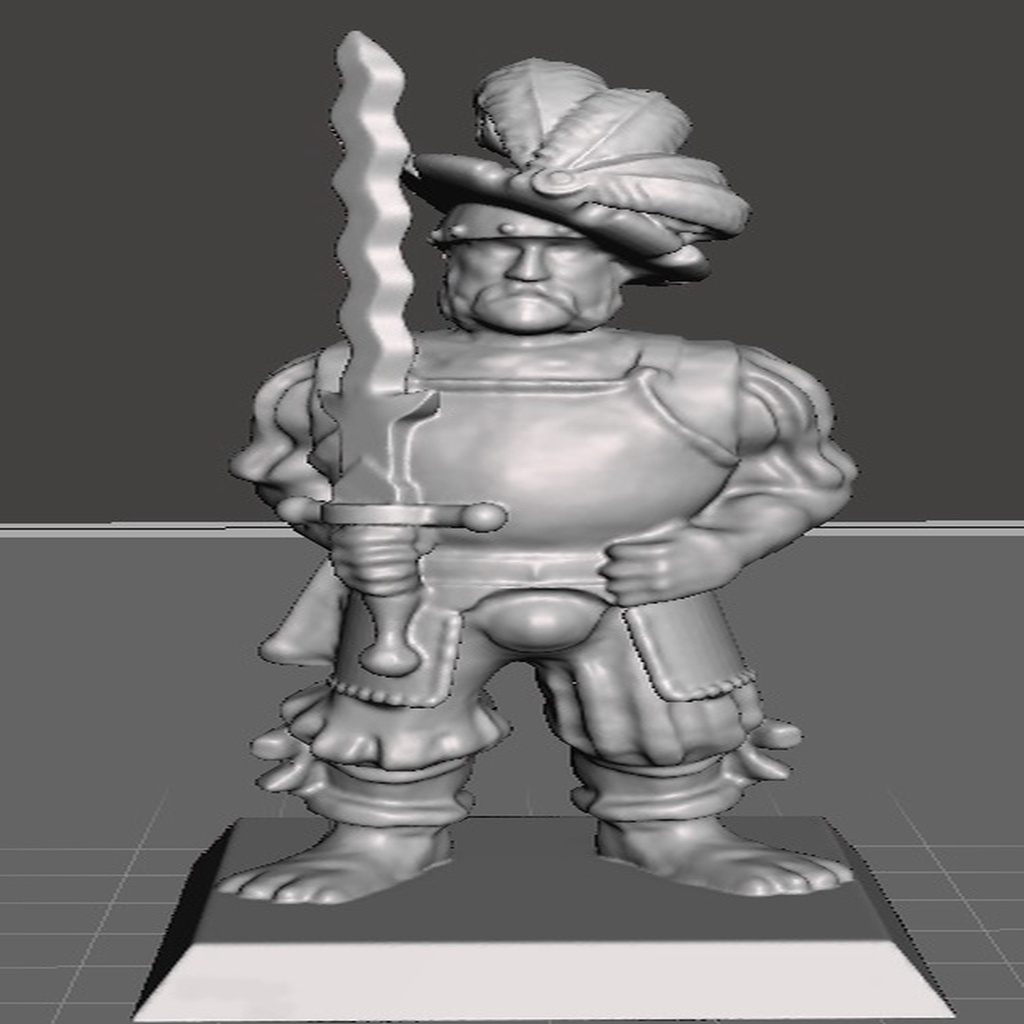 Free STL file Supportless_german_landsknecht_Zweihänder/Elite ⚔ ・3D printable design to download ...