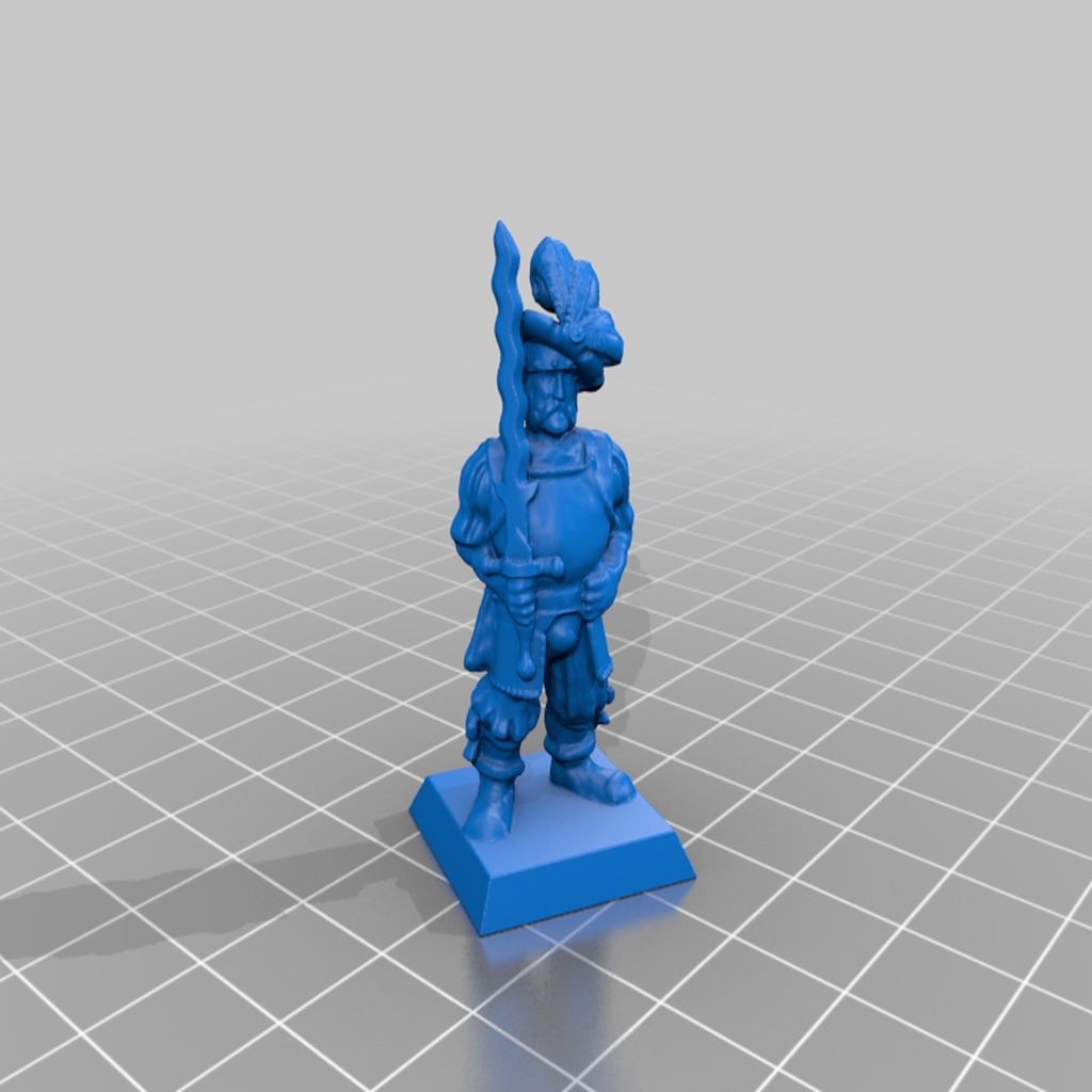 ⚔ Supportless_german_landsknecht_Zweihänder(new_boots)・Free STL File for 3D printing・Cults