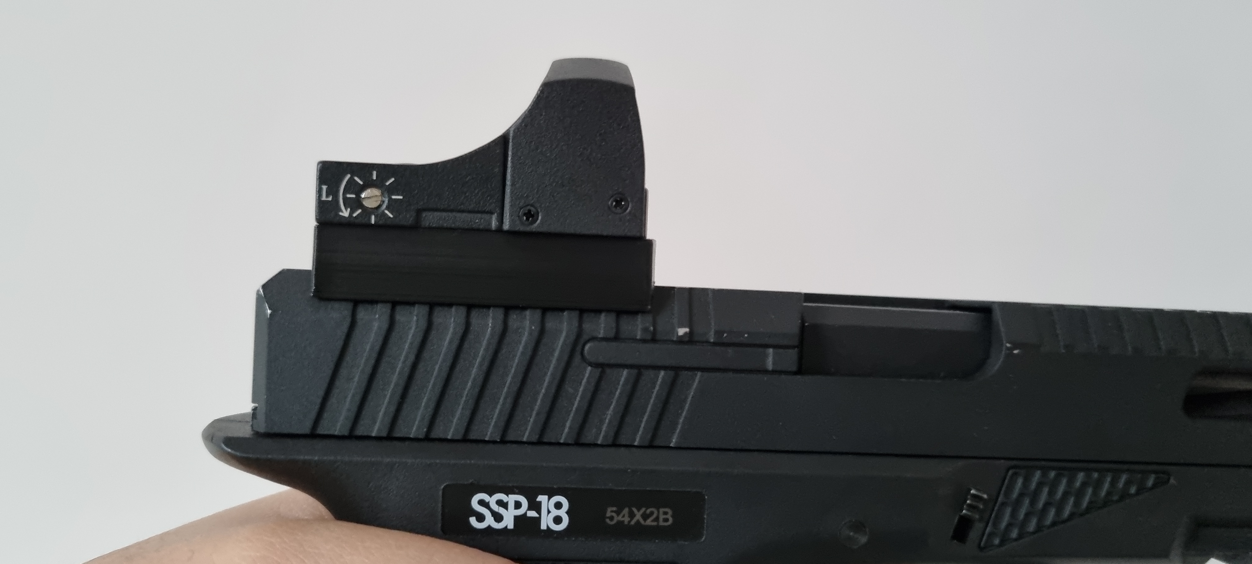 🎲 Novritsch SSP18 – Red Dot Plate・ STL File for ・Cults