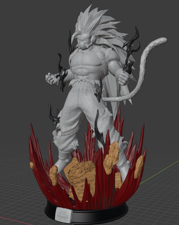 3D file Cumber the evil saiyan 🦸 ・3D print model to download・Cults