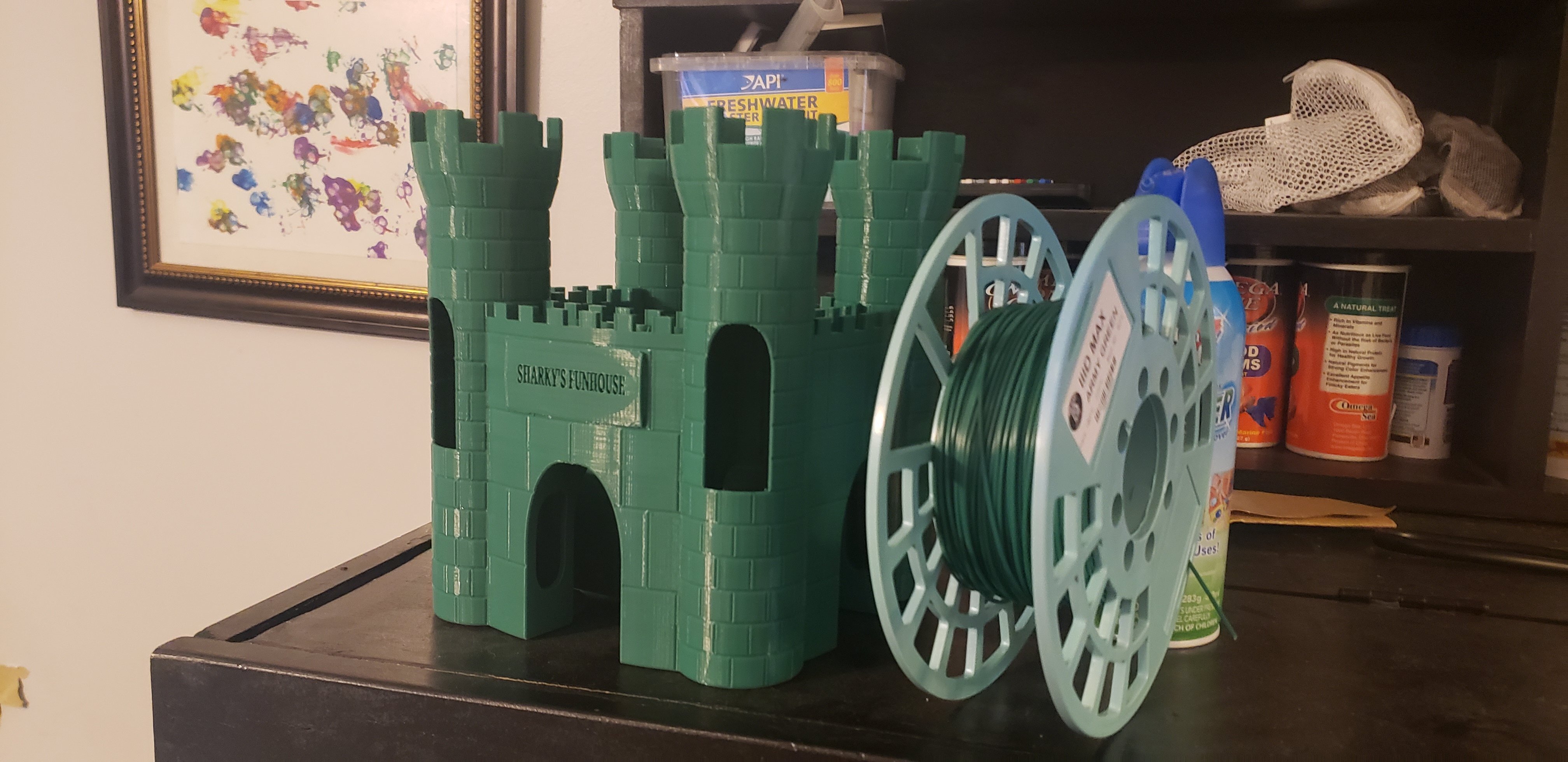 3D print Aquarium Castle Gate・Cults