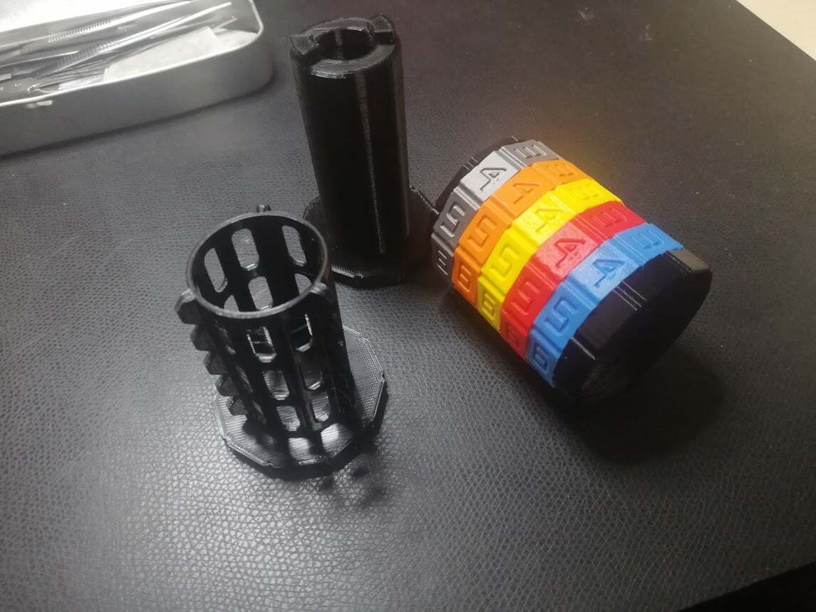 3D print Combination Safe 00 (Cryptex)・Cults