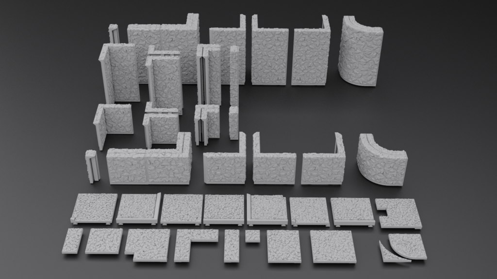 🎲 DnD Terrain Hedge maze・Free 3D File for ・Cults