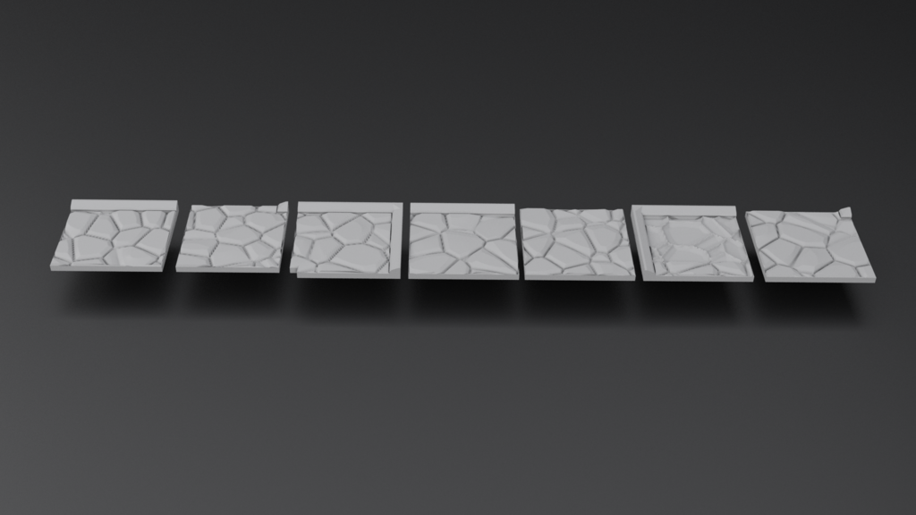 🏙️ Ground Texture for City (DnD Modular System)・Free STL File for ・Cults