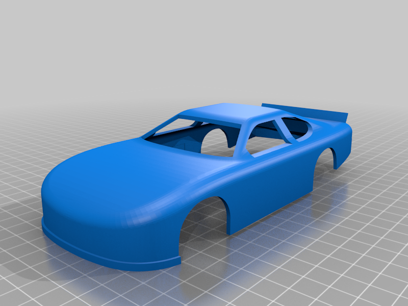 🚗 Mini Z Nascar Body and Rims 102mm/F3+/R3+・Free STL File for ・Cults