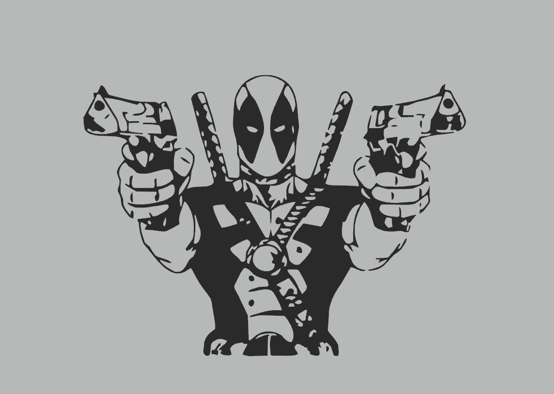 Silhouette De Deadpool