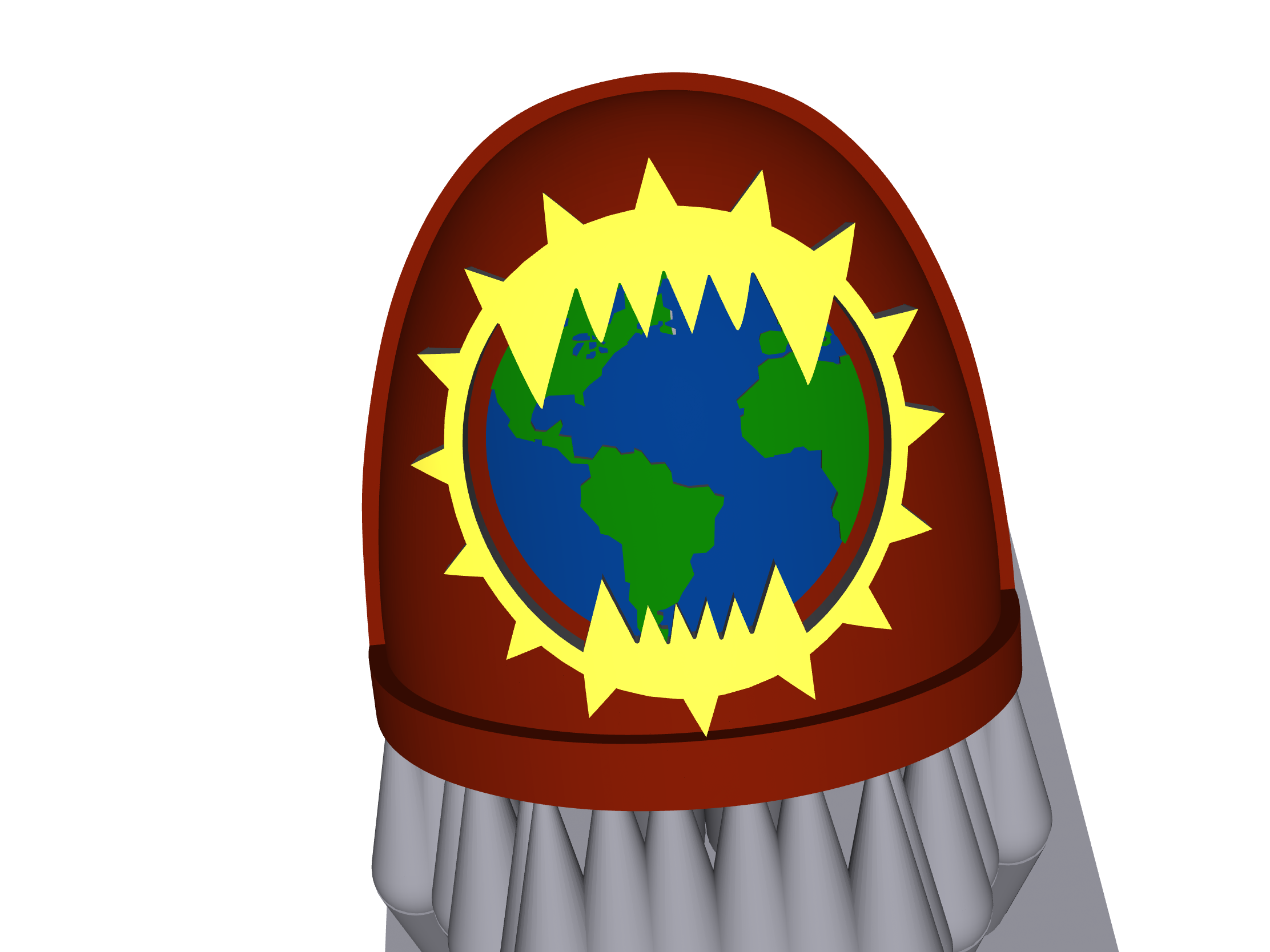 Arquivo grátis STL Legion XII World Eaters - Space Marine Pauldron 🗺️ ...