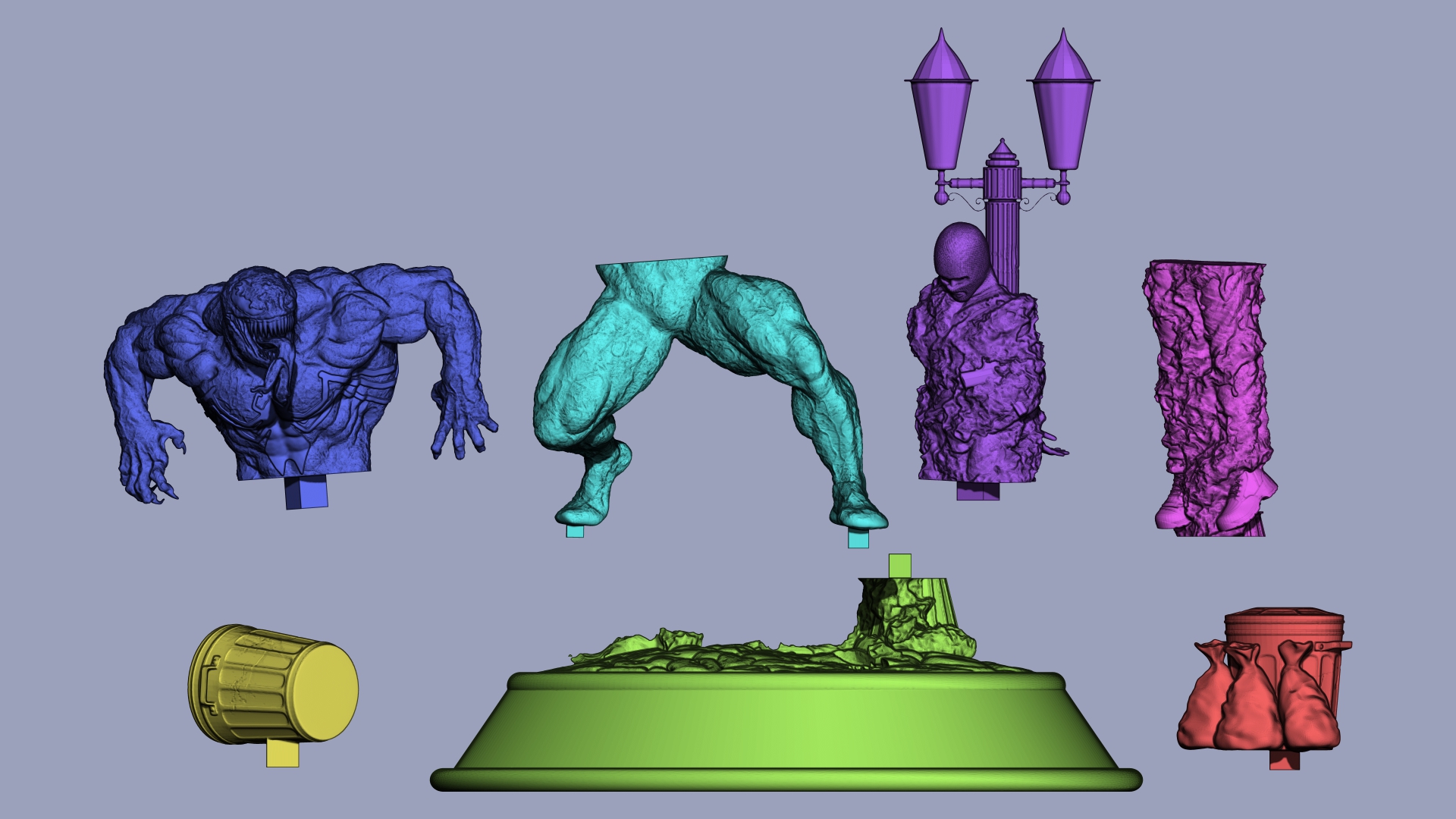 🦸‍♂️ venom・Free 3D File for ・Cults