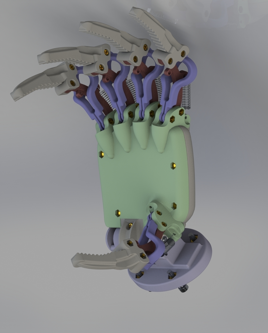 STL 文件 Prosthetic hand V2.7 (mahmood hand) ・可下载 3D 打印模型・Cults