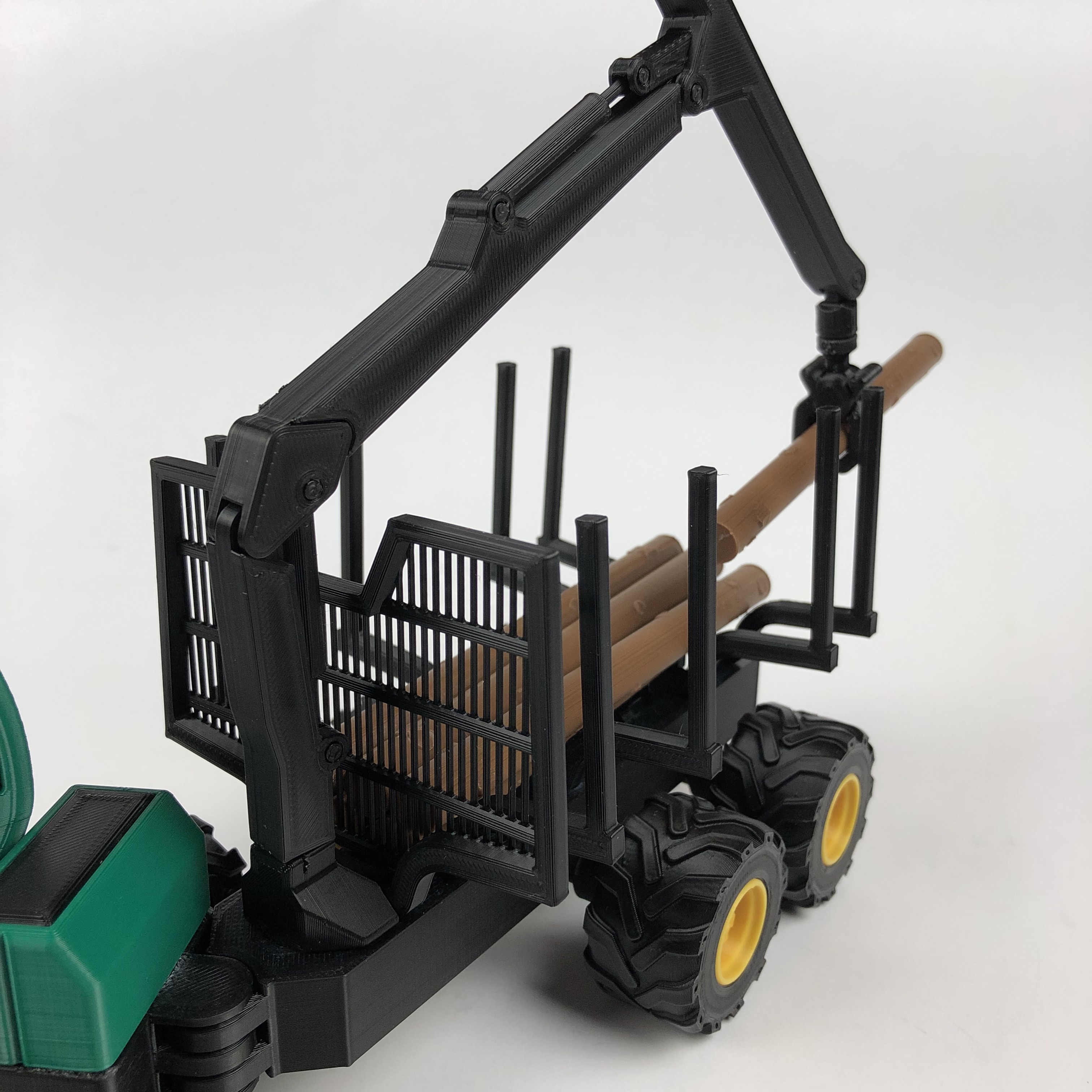 🏗️ Porteuse forestière John Deere 1210e (grue à imprimer sur place ...