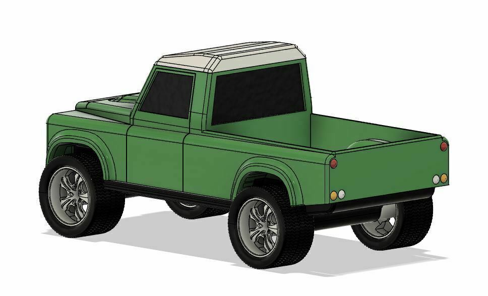 Free STL file Land Rover Defender - fully 3D printable 🚗 ・3D printable ...