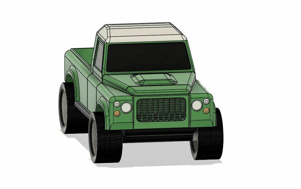 Free STL file Land Rover Defender - fully 3D printable 🚗 ・3D printable ...