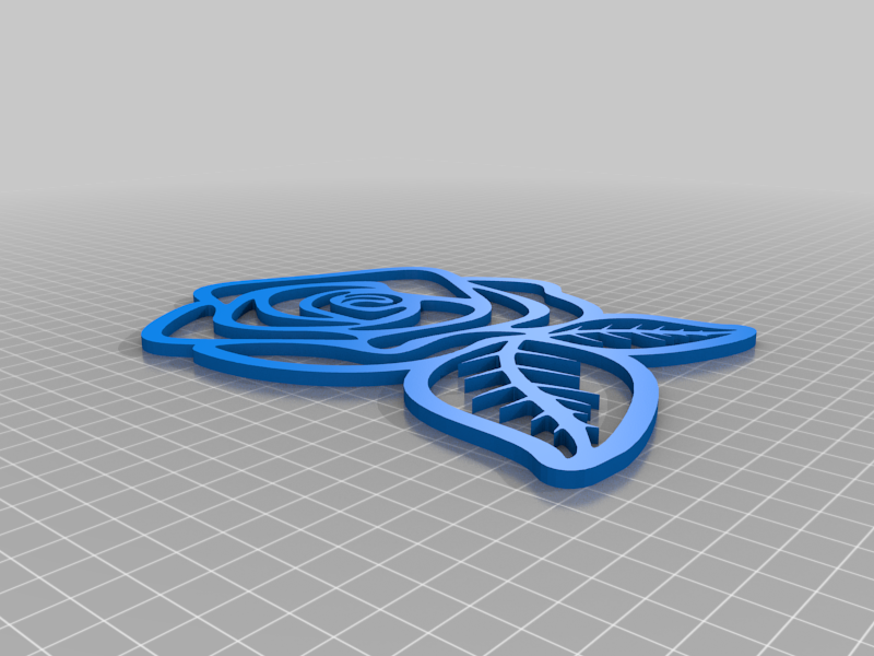 Free STL file Flower 2D Wall Art 💐 (SVG)・Object to download and to 3D ...