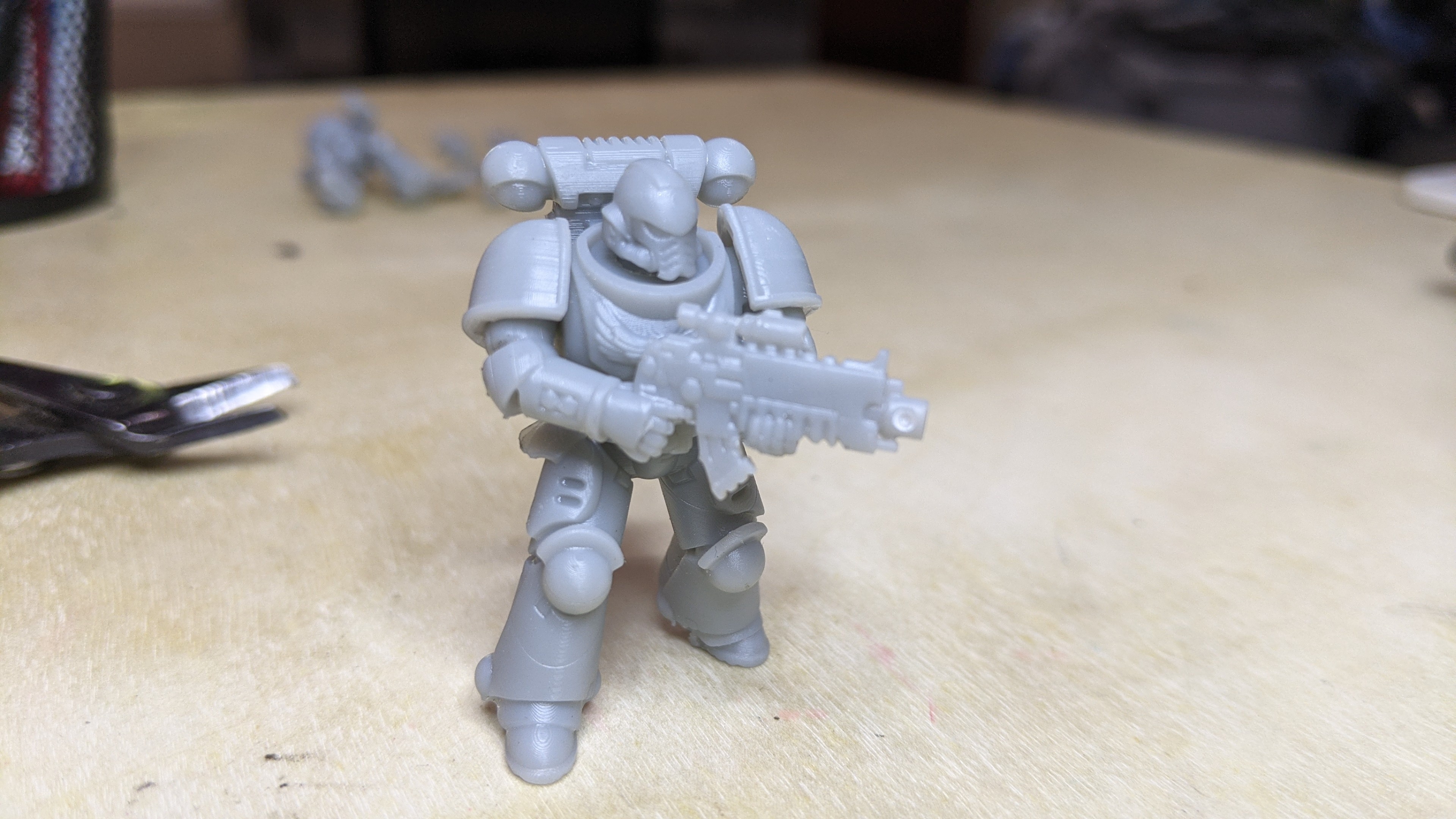 ⚔ Primaris Poseable Marine V2・3D Print with the Anycubic Photon 3D ...