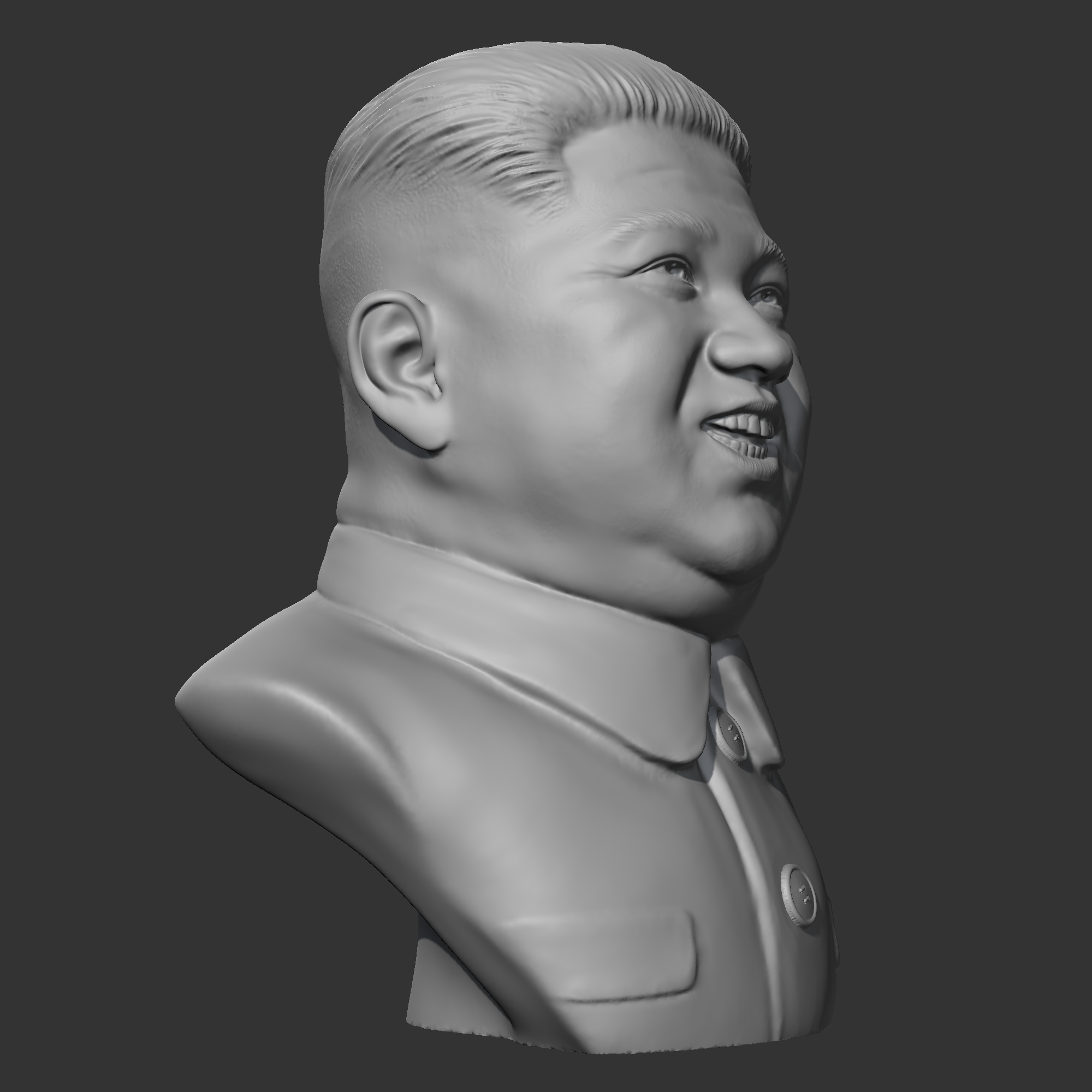 👤 Kim Jong-un 3D print model・ STL File for ・Cults