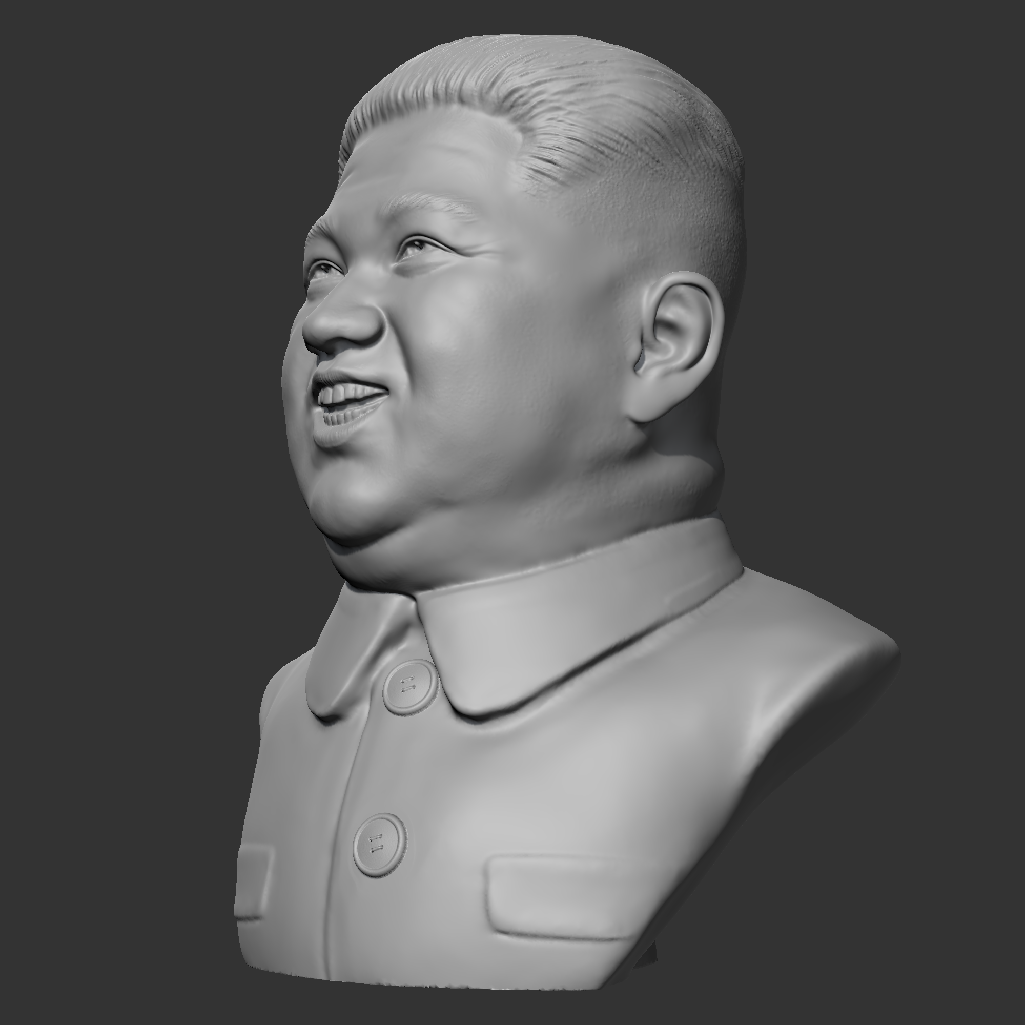 👤 Kim Jong-un 3D print model・ STL File for ・Cults