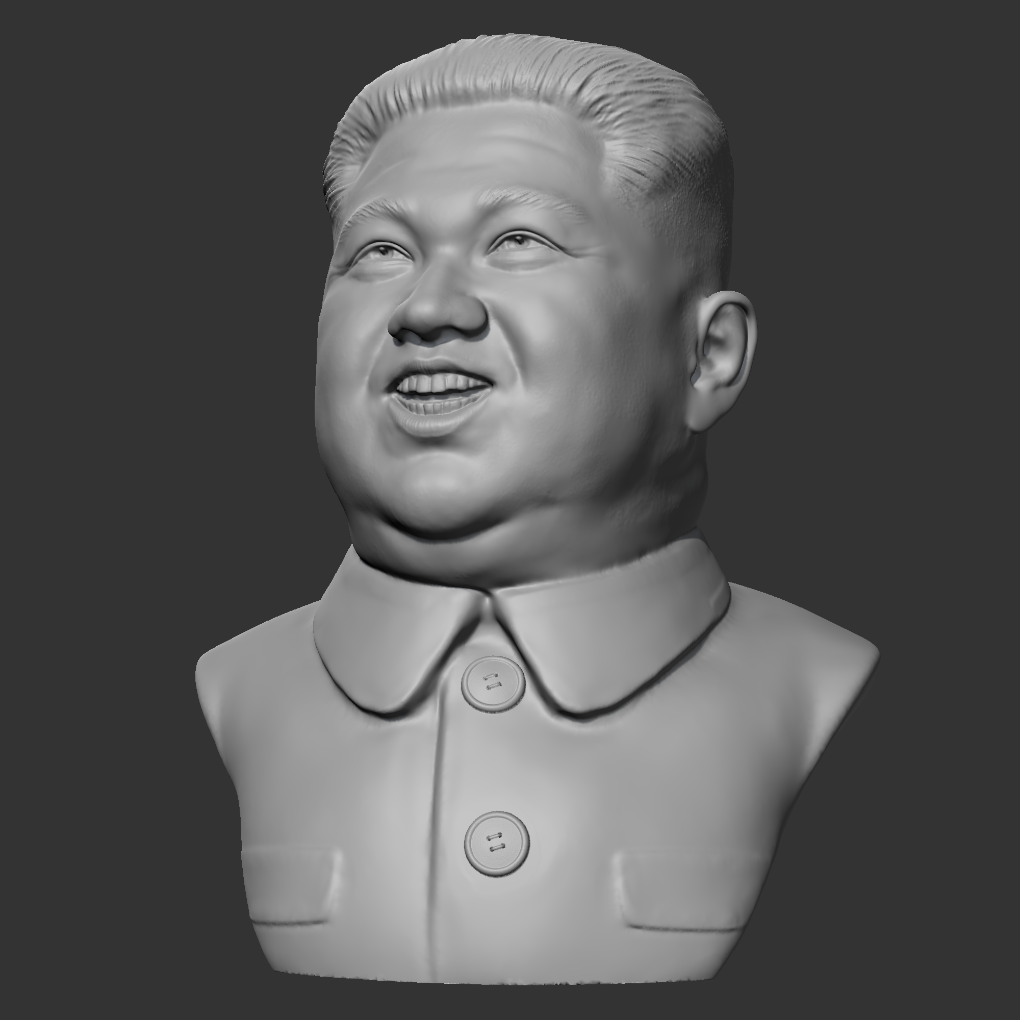 👤 Kim Jong-un 3D print model・ STL File for ・Cults