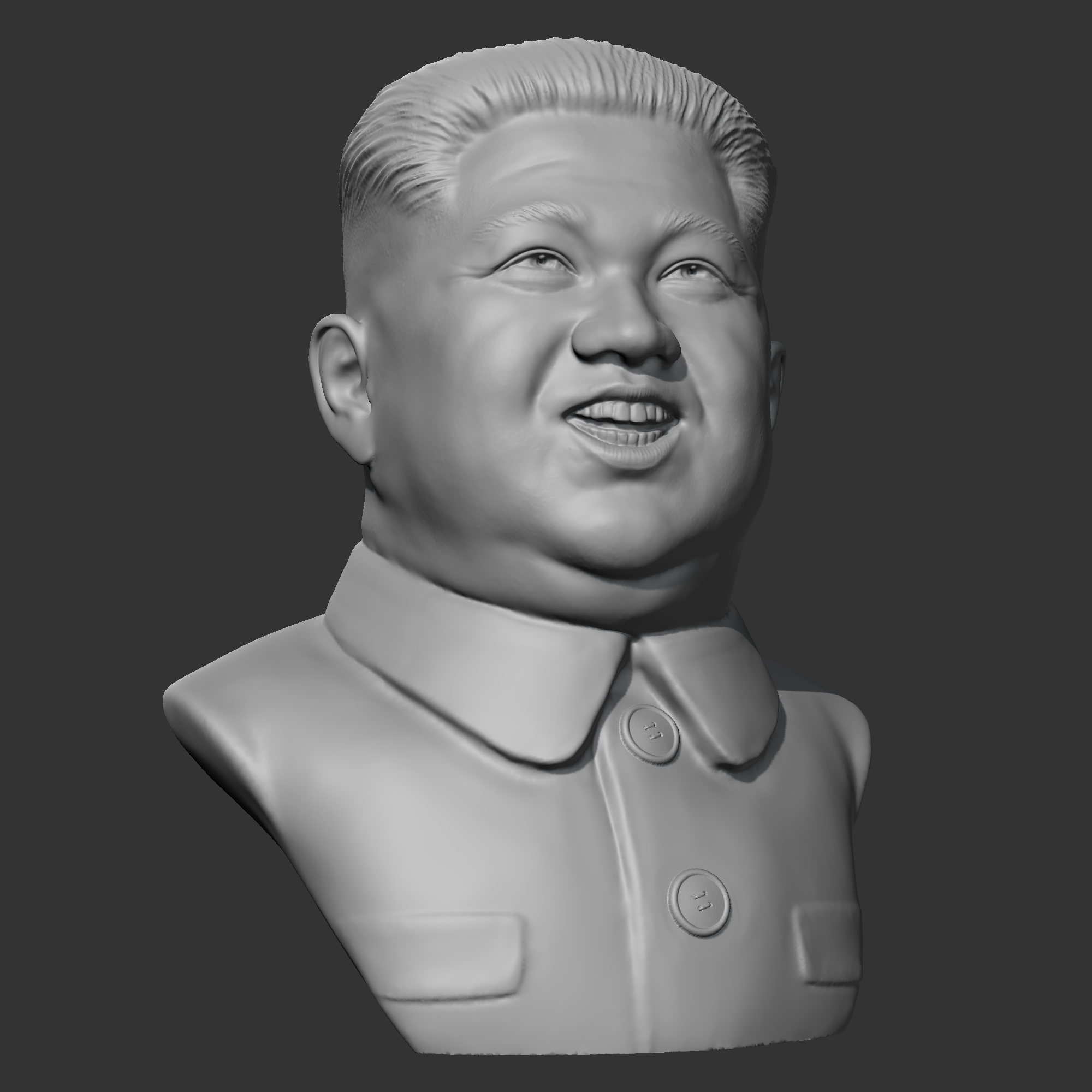 Archivo STL Modelo impreso en 3D de Kim Jong-un 🗿 (OBJ)・Diseño ...