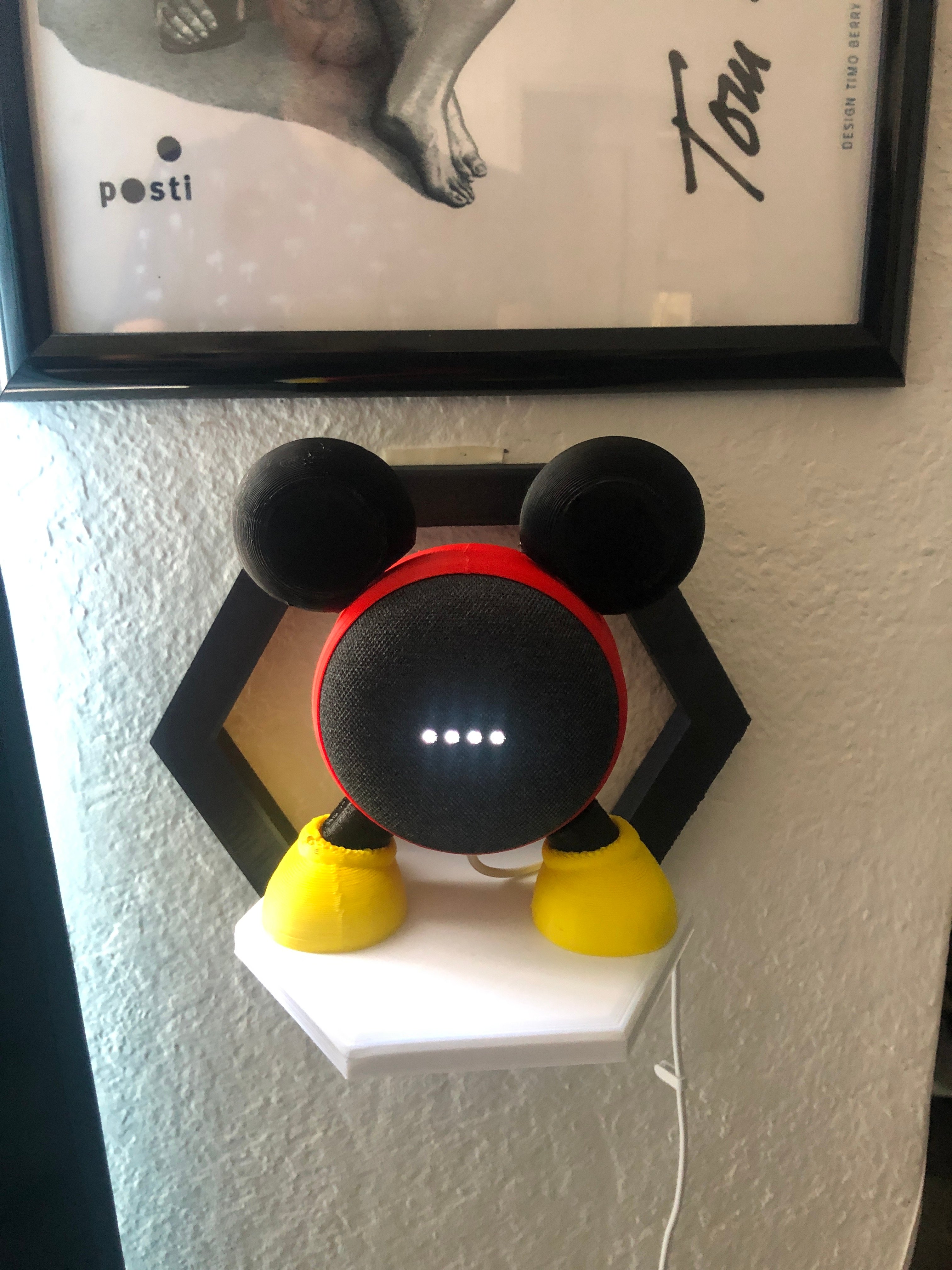3D printed Mickey Google Home Mini・Cults