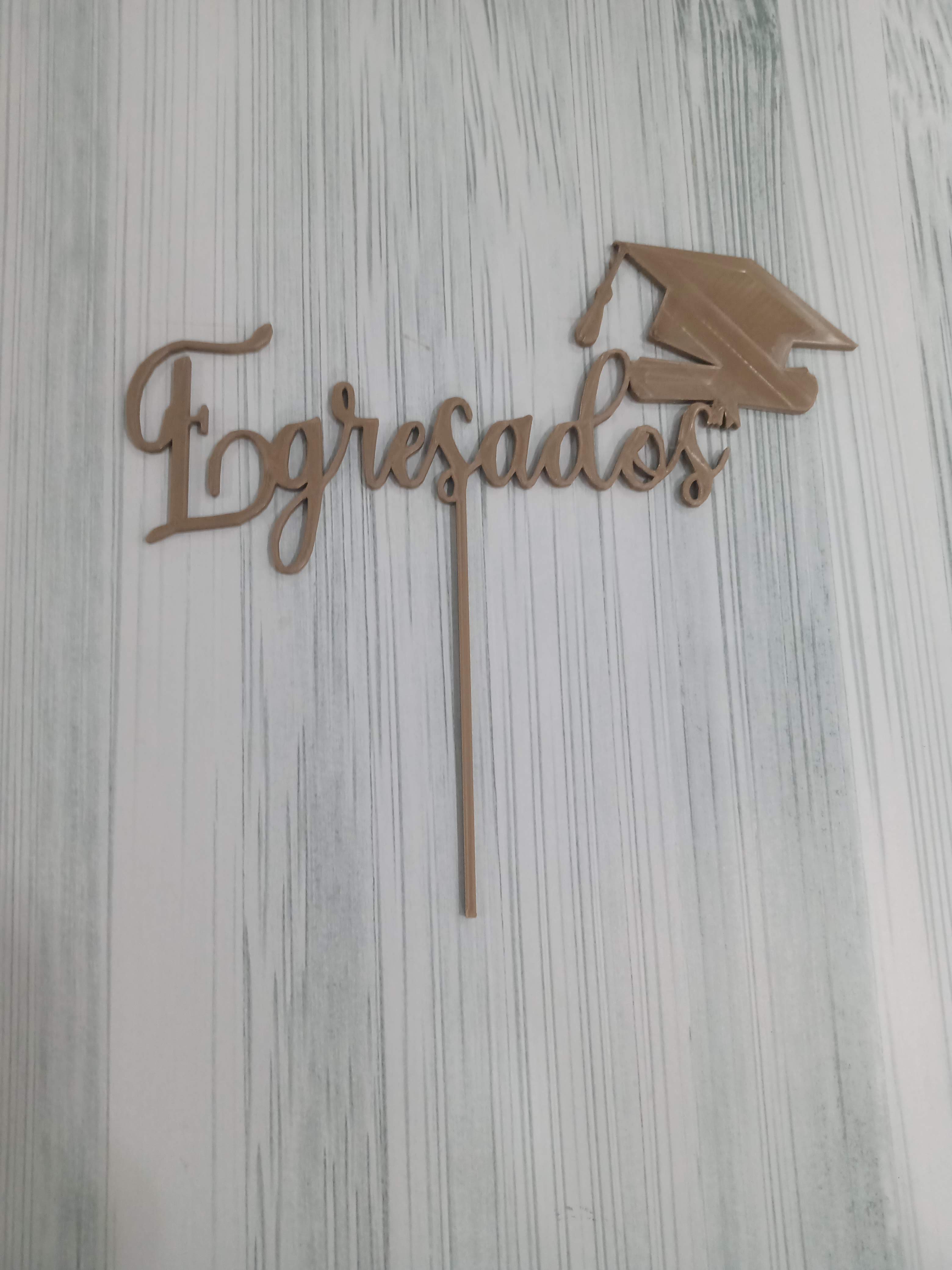 Free STL file Topper Adorno Egresados 👽 ・3D printable model to download ...