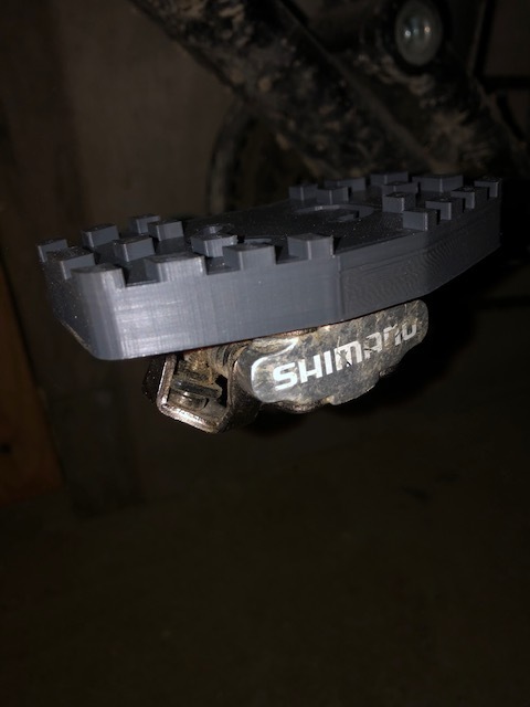 STL file Shimano SPD automatic pedal platform 👽 ・Model to download and ...