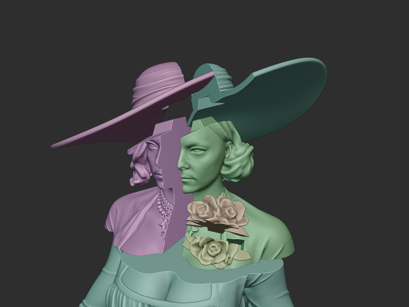 3D file Lady Dimitrescu with claws 👩 ・Design to download and 3D print・Cults