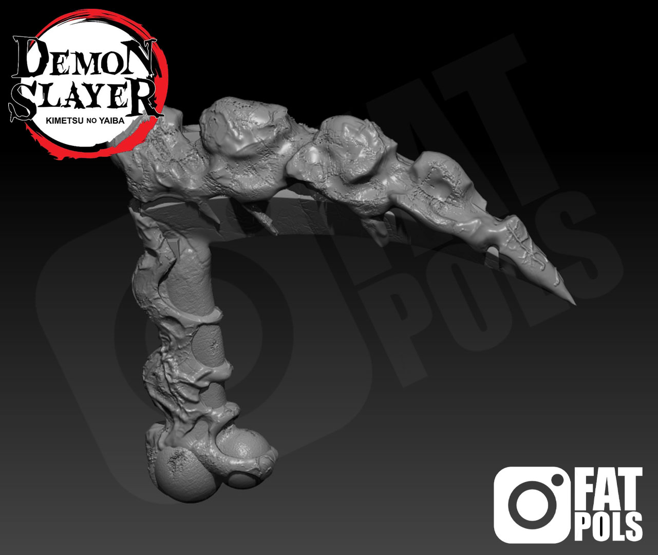 🔫 GYUTARO - DEMON SLAYER - KIMETSU NO YAIBA - WEAPON・ STL File for ・Cults