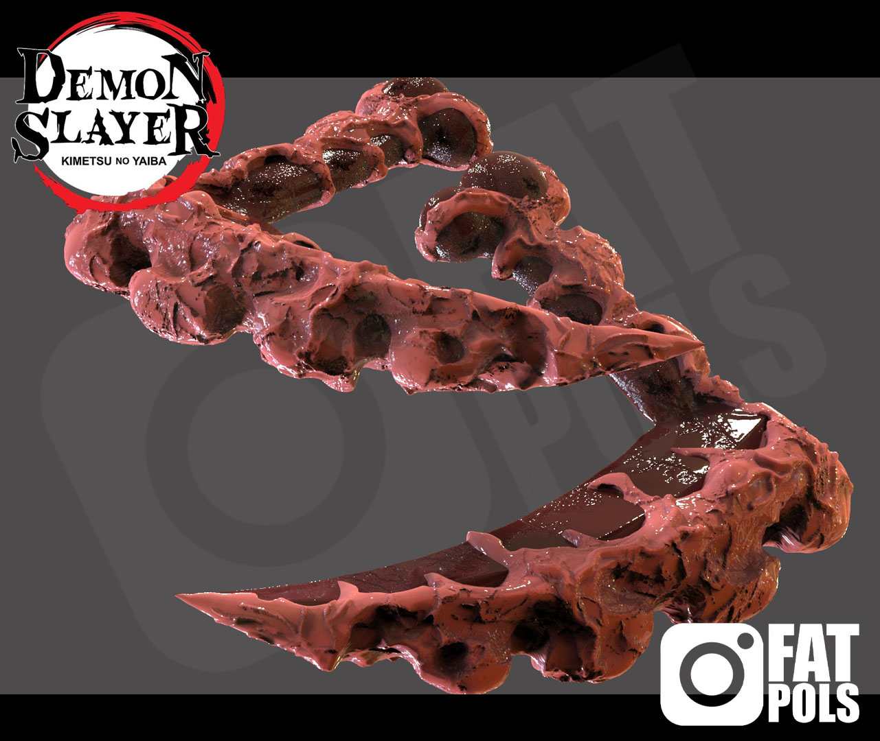 🔫 GYUTARO - DEMON SLAYER - KIMETSU NO YAIBA - WEAPON・ STL File for ・Cults