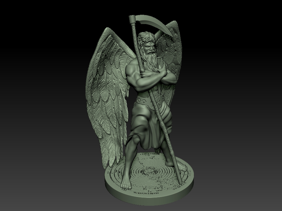 Free STL file CHRONOS GOD OF TIME 🏛️ ・Template to download and 3D print ...