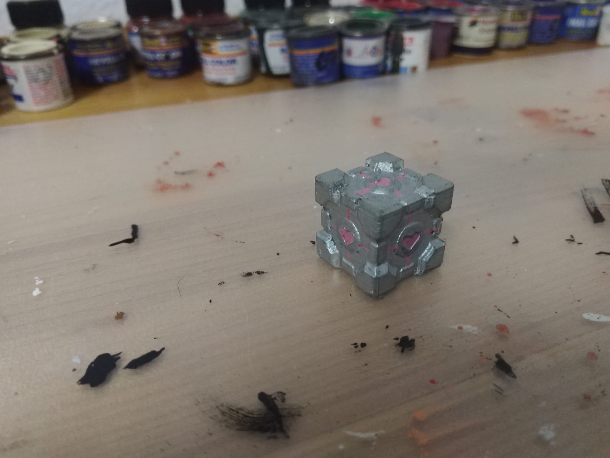 3D print Companion Cube • made with Anet A8・Cults