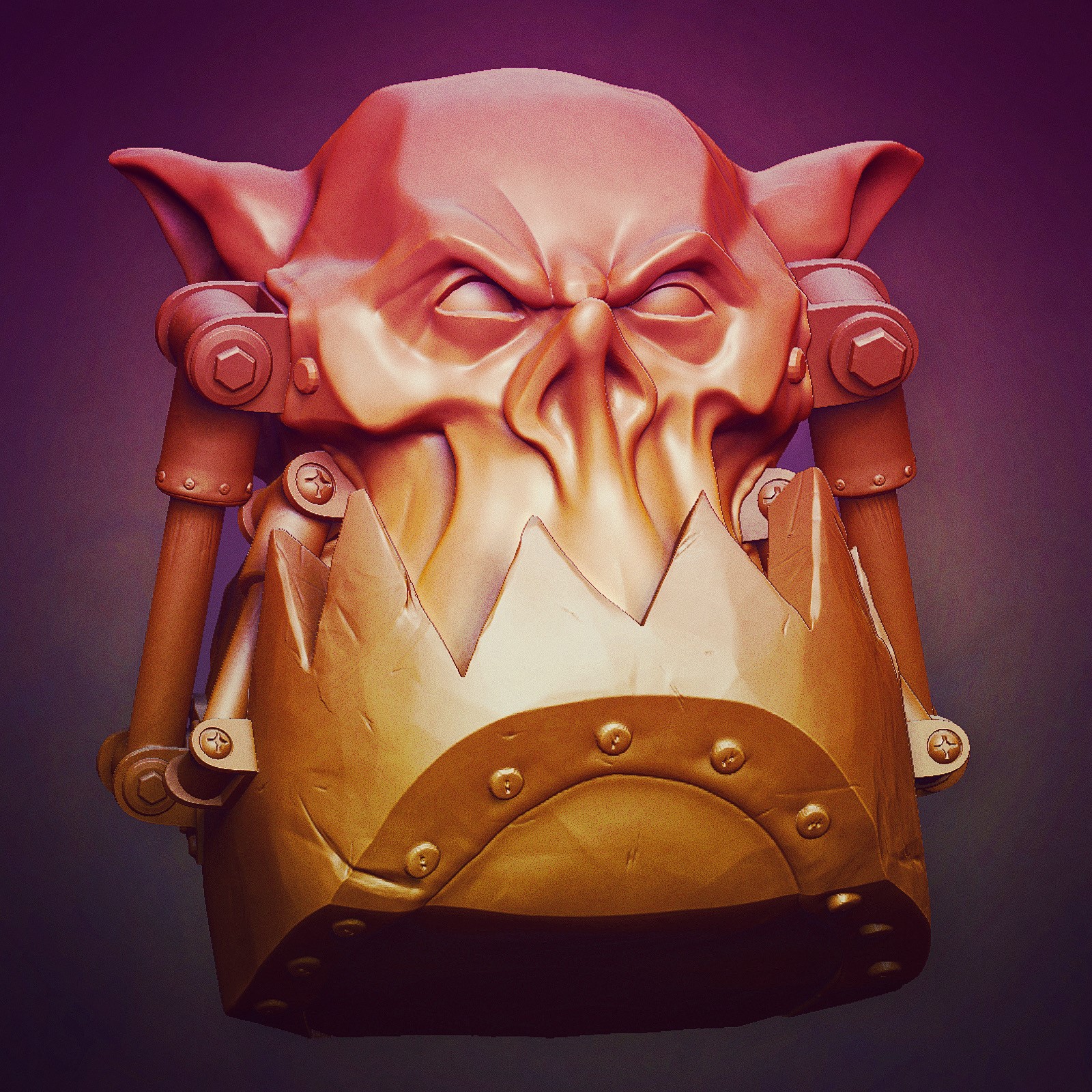STL file MrModulork's Bionik Orc Heads - Set A 🎲 ・3D printing model to ...