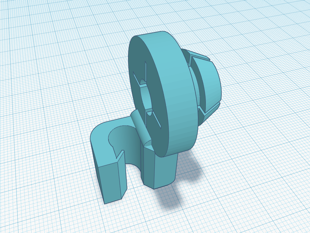 STL file Hood Bonnet Rod Stay Bracket Buckle Clip For VW Polo Golf ...