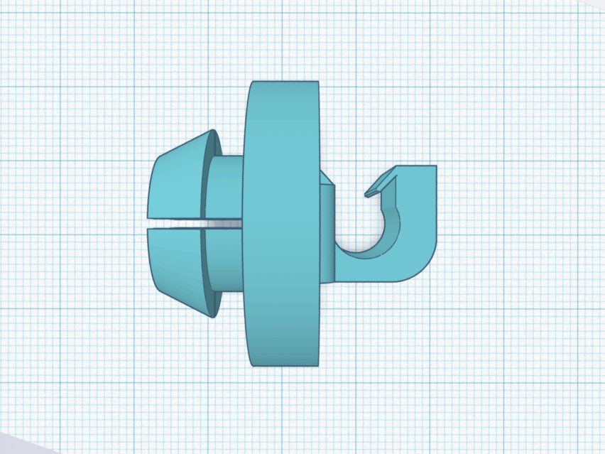 STL file Hood Bonnet Rod Stay Bracket Buckle Clip For VW Polo Golf ...