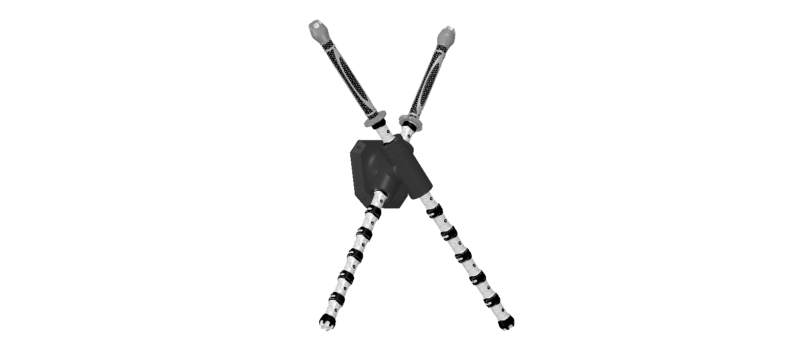 ⚡ Black Widow Electric Baton / Staff | LED Light-up Functionality ...