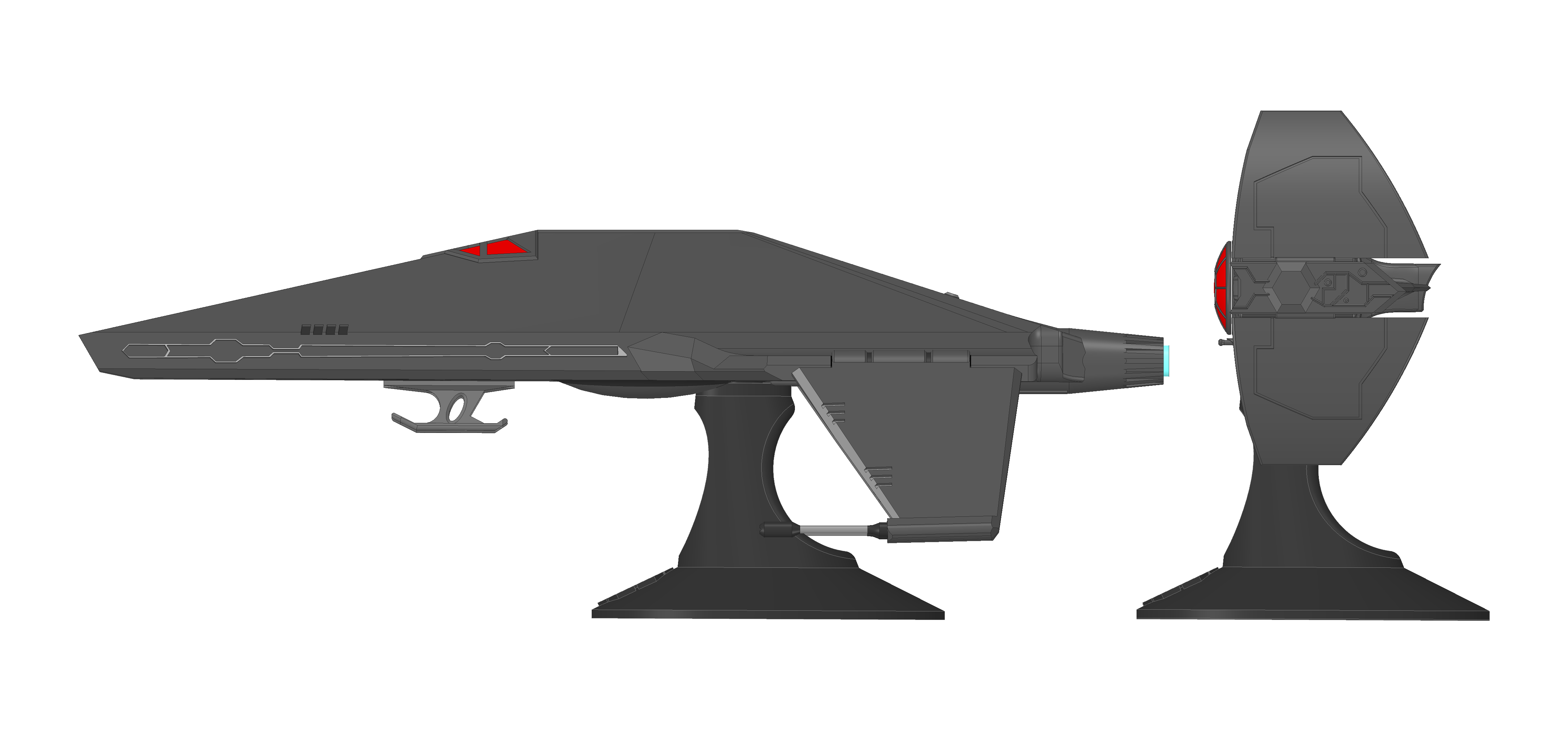 Inquisitor/Sith Shuttle | Retractable Wings and Hatch Function ...