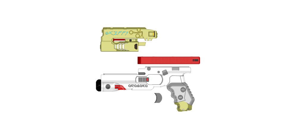 SkIPpY The Legendary Cyberpunk 2077 AI Hand Gun Prop | Internal ...