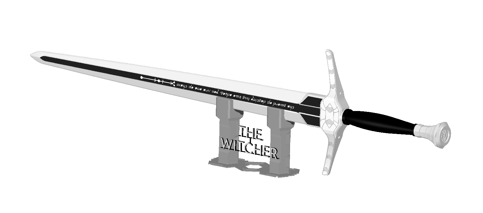 3D file The Witcher Steel Sword AND Renfri's Brooch Add-on | Netflix ...