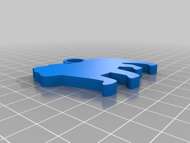 Free STL file Bull Dog KeyChain 🐂 ・3D printable model to download・Cults