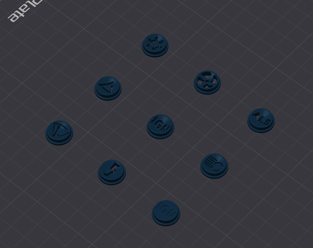 🚗 Ecumaster / blink marine canbus keypad inserts・Free 3D File for ・Cults