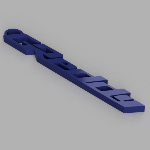 🗝️ GREDDY LOGO KEYCHAIN・ STL File for ・Cults